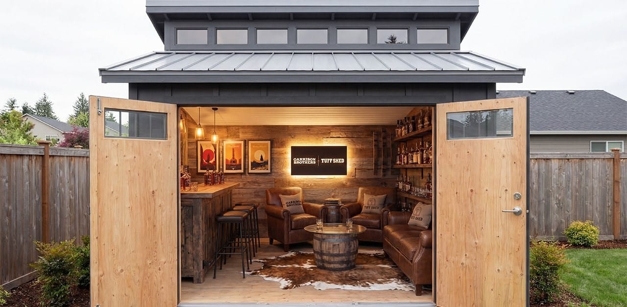 Garrison Brothers, Tuff Shed Team Up to Create Backyard Bourbon Barn ...